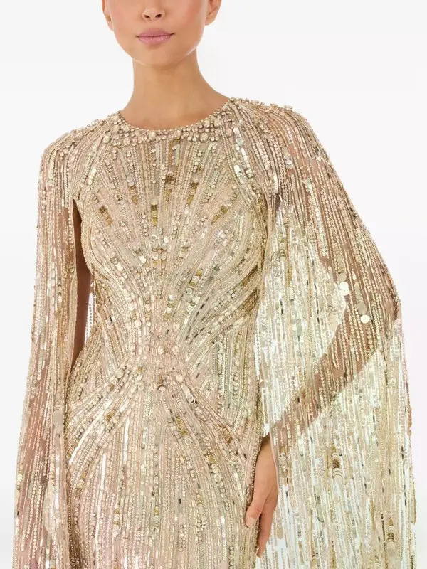 slim fit dress slacks Embellished Long Halter Prom Dress 1116 Gold / 00 main image 0