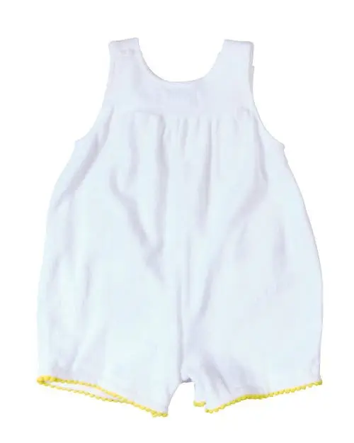 FLORENCE EISEMAN Terry Romper With Pompoms