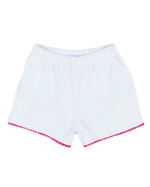 FLORENCE EISEMAN Terry Shorts With Pom Poms