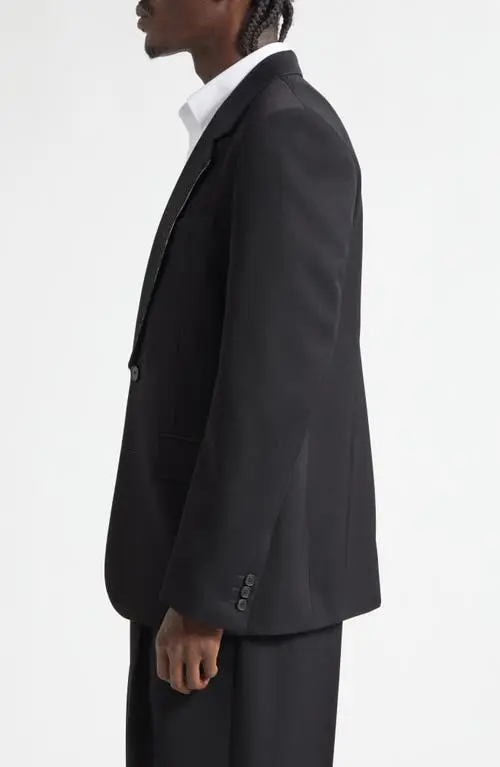 Givenchy Raw Edge Lapel Wool Sport Coat
