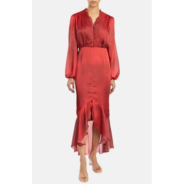 Santorelli Coco Midi Fit And Flare Dress