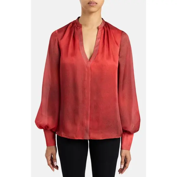Santorelli Willow Buttoned Blouse