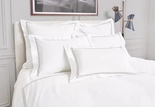 ELISABETH YORK Legacy Pearl Bedding Sheet Collection - Gray