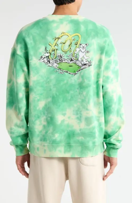 MALBON Grateful Dead Tie-dye Graphic Sweatshirt