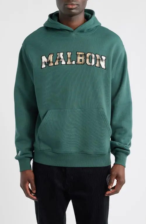 MALBON Fesque Preston Hoodie - Hunter Green