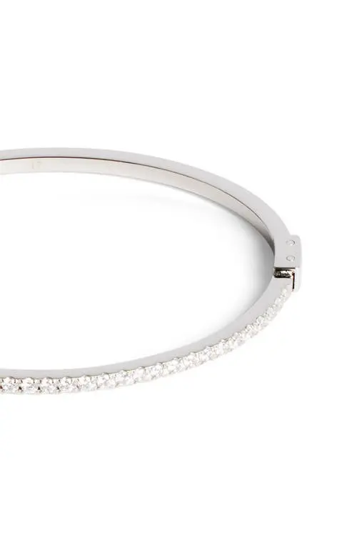 COEUR DE LION Eternal Love Crystal Bangle - Silver