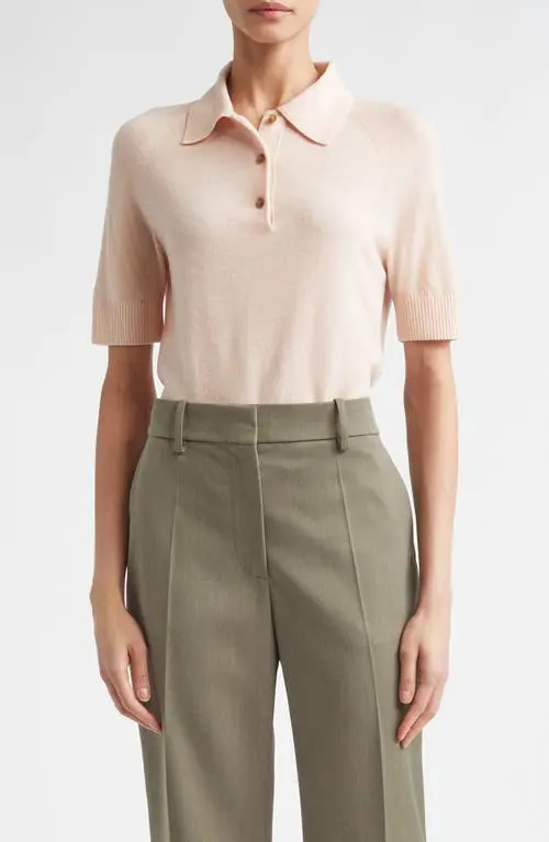 Victoria Beckham Extrafine Merino Wool Polo