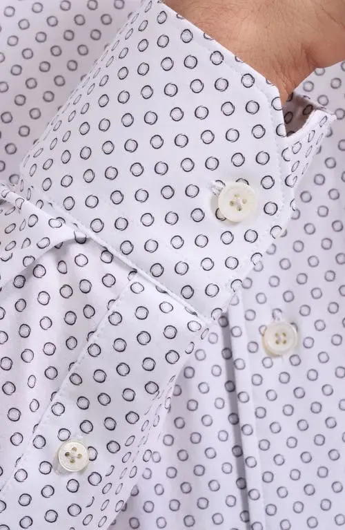 Bugatchi Devon Ooohcotton® Dot Print Button-up Shirt