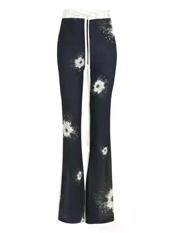 GLORIA COELHO Floral-pattern Trousers