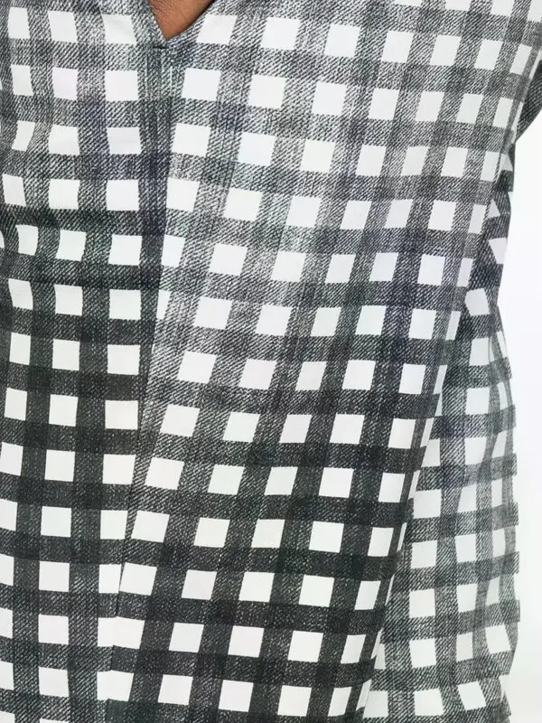 Ermanno Scervino Gingham Trousers - Black
