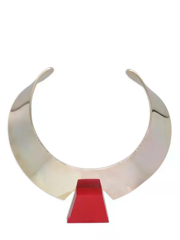 Etro Geometric Collar Necklace - Gold
