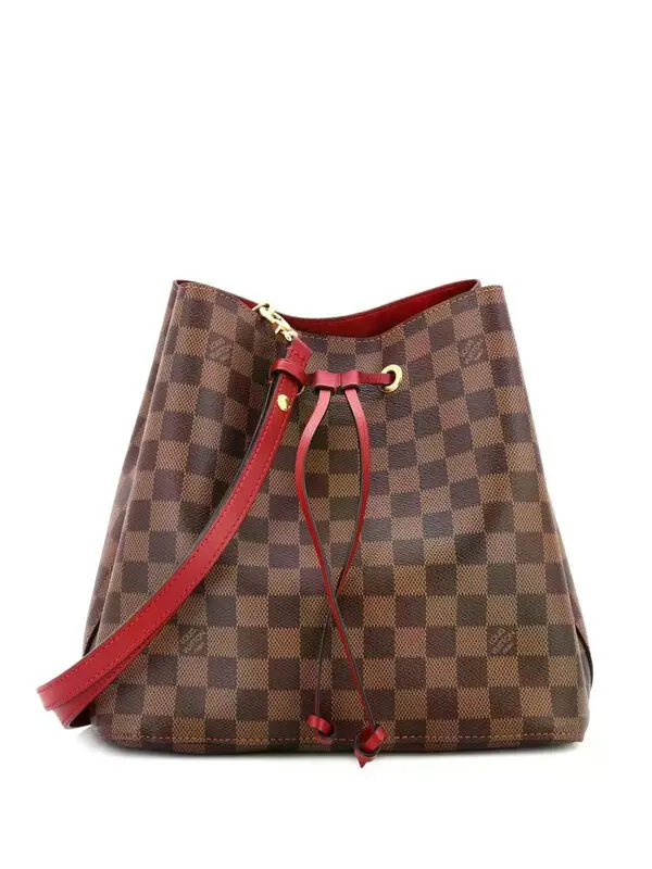 LOUIS VUITTON Néonoé Handbag Damier Leather Mm - Brown