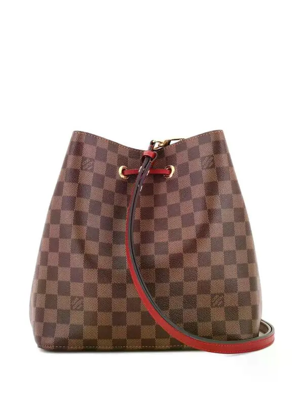 LOUIS VUITTON Néonoé Handbag Damier Leather Mm - Brown
