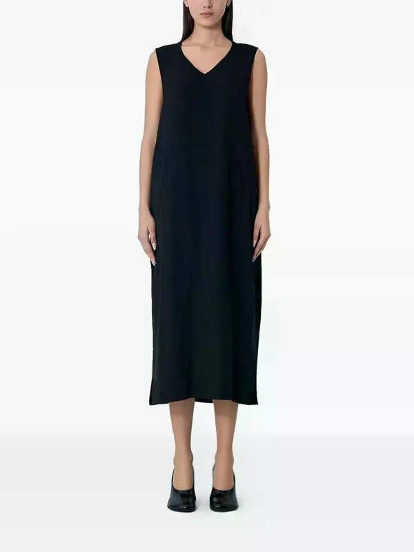 LIMI FEU V-neck Knitted Midi Dress