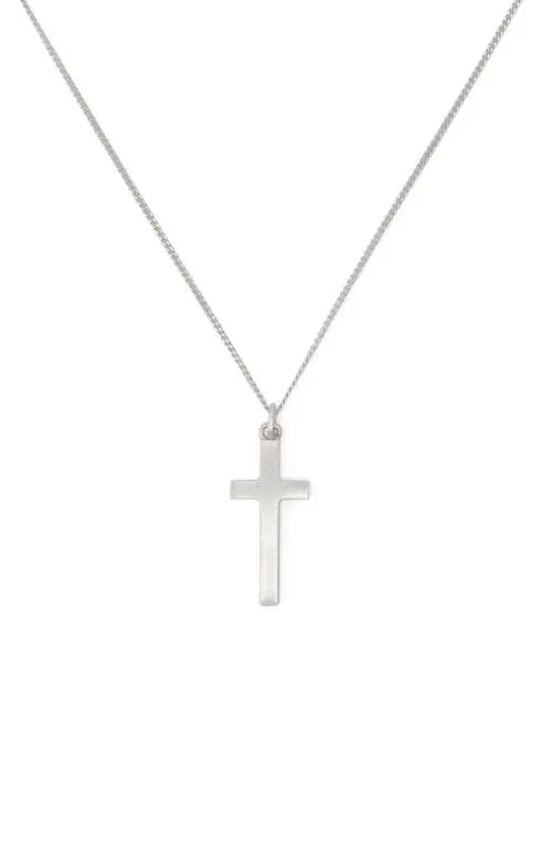 ALLSAINTS Gabe Cross Pendant Necklace