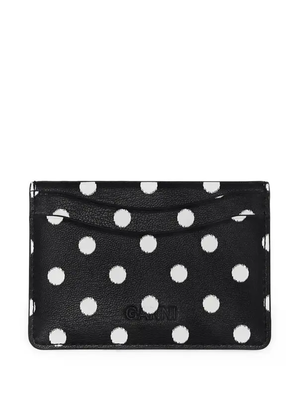 GANNI Polka-dot Card Holder
