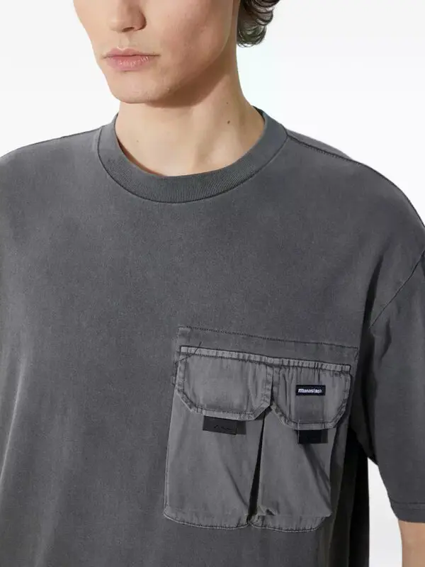 MANASTASH Patch-pocket T-shirt