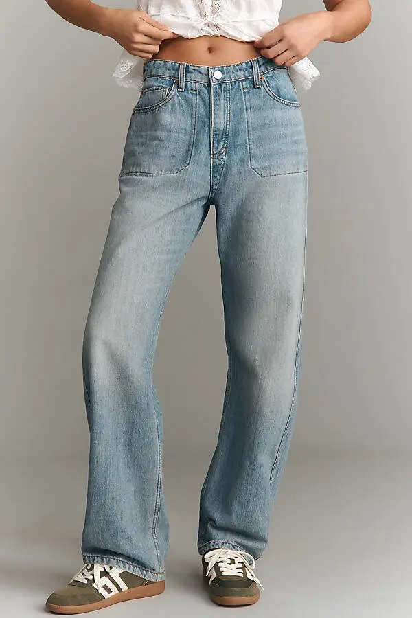 RE/DONE Rewind High-rise Relaxed Jeans - Thunderstruck