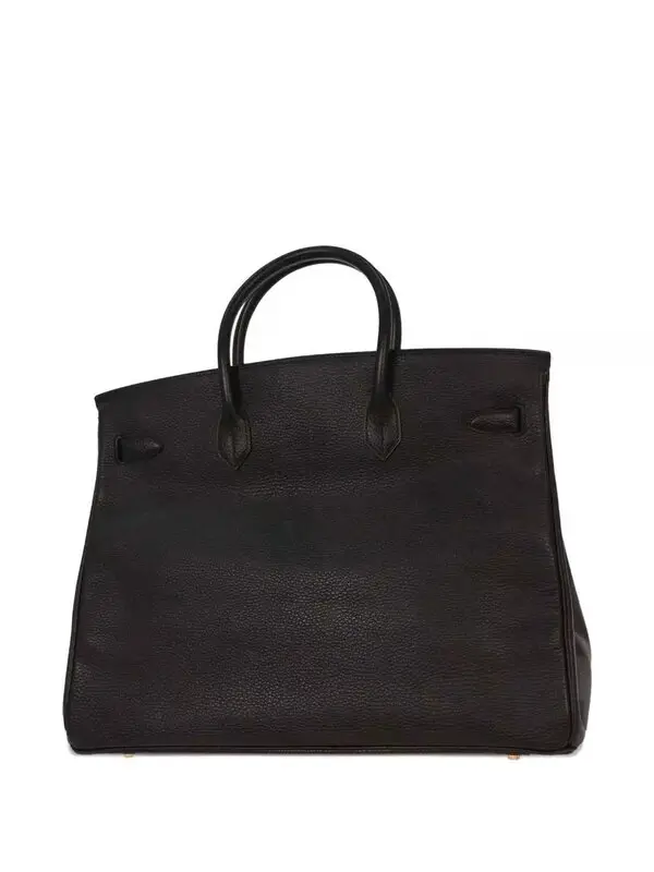 Hermès 1998 Birkin 40 Tote Bag - Black