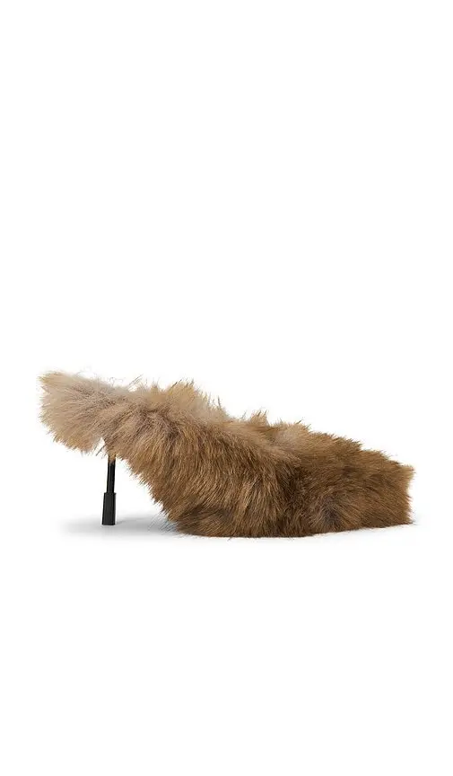 MSGM Fluffy Mule - Natural
