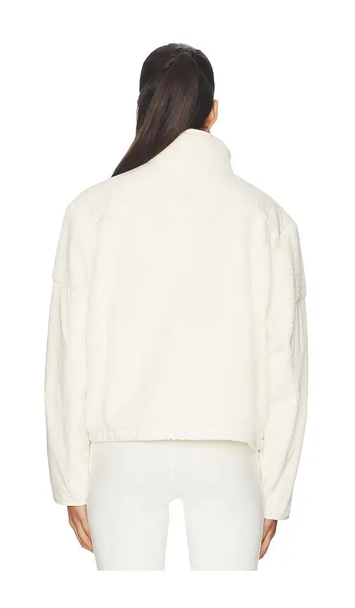 SKIMS Teddy Boxy Zip Up Jacket - Ecru