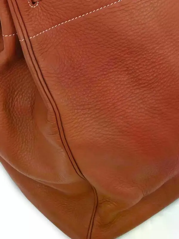 Hermès 1998 50 Haut A Courroies Leather Tote Bag - Brown