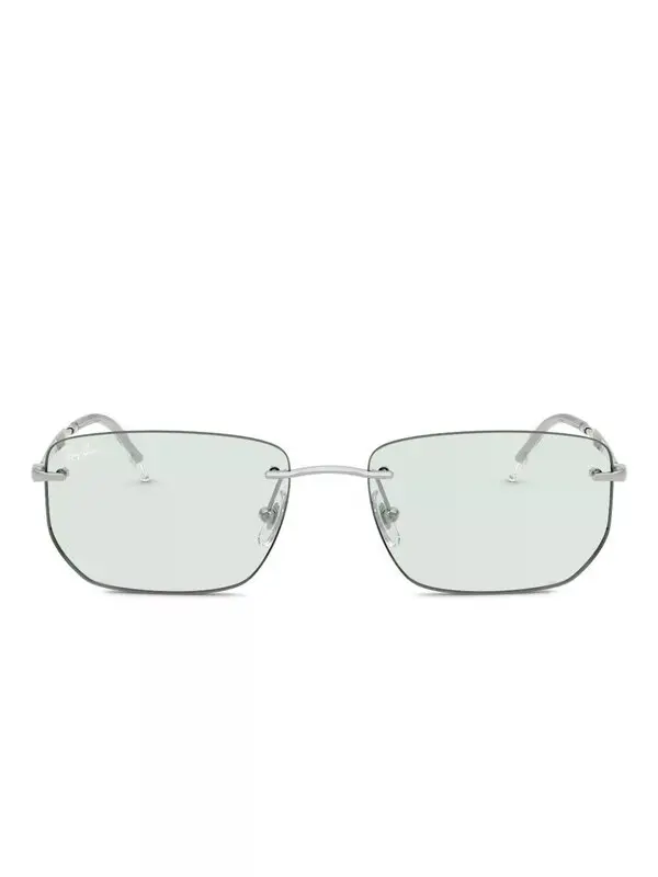 Ray-ban Rimless Rectangle Sunglasses - Silver