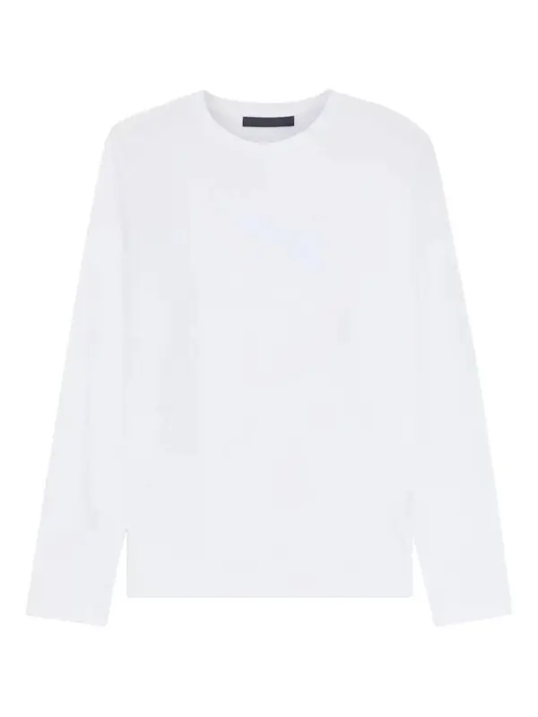 BOSS Long-sleeve Crew-neck T-shirt - White