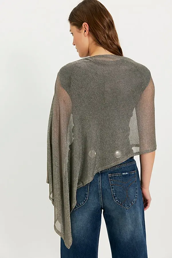 Free People Midnight Poncho Jacket
