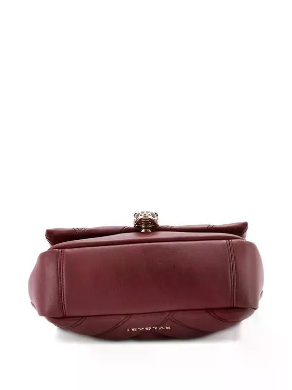 BVLGARI Serpenti Cabochon Quilted Shoulder Bag
