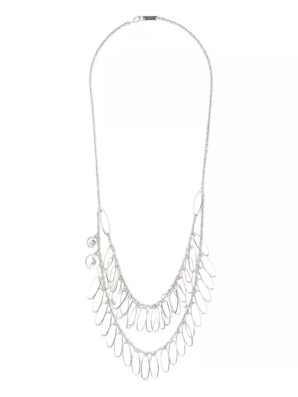 Isabel Marant Layered Pendant Necklace - Silver