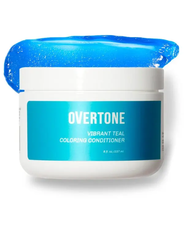 OVERTONE Color Depositing Hair Mask – Semi-permanent Hair Dye + Deep Conditioner - Midnight Teal