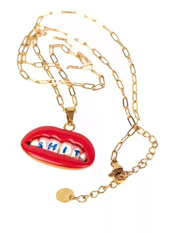 SELETTI Toiletpaper Pendant Necklace - Gold
