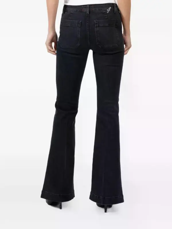 Seafarer Patch-pocket Flare Jeans