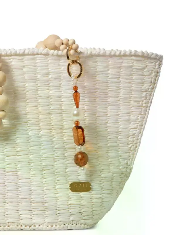 0711 TBILISI Beaded Keychain - Orange