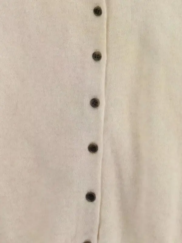 LISA YANG Cashmere Button Cardigan - Neutrals