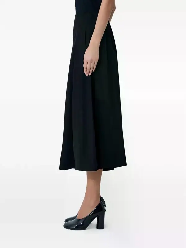 LIMI FEU Pleated Cropped Palazzo Pants