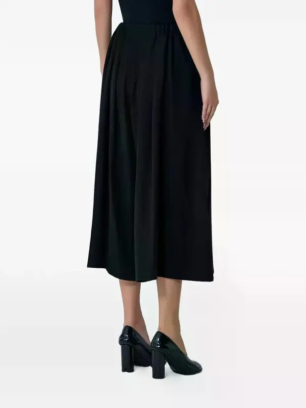 LIMI FEU Pleated Cropped Palazzo Pants