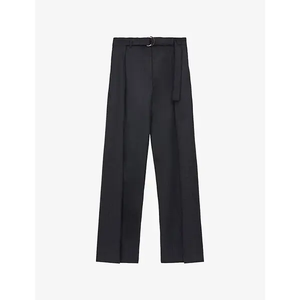 Loewe Pleated Adjustable-belt Wool Trousers