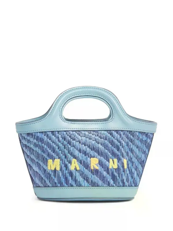 Marni Logo-embroidered Tote Bag