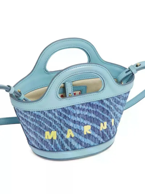 Marni Logo-embroidered Tote Bag