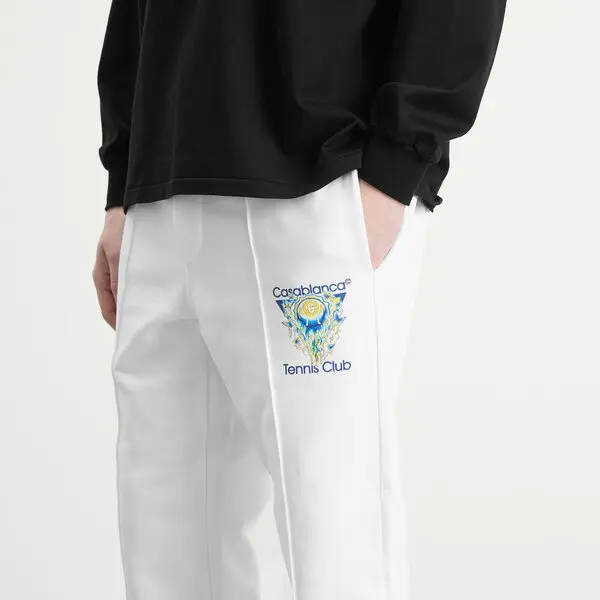 Casablanca Tennis Club Icon Pintuck Jogger
