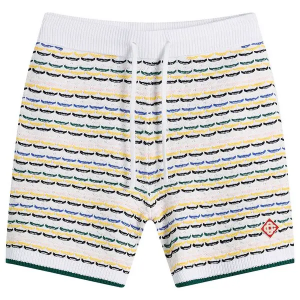 Casablanca Tuck Stitch Shorts - Multi