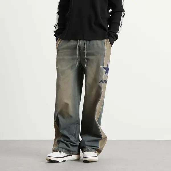Amiri Sport Denim Track Pants