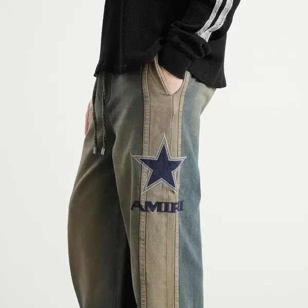 Amiri Sport Denim Track Pants