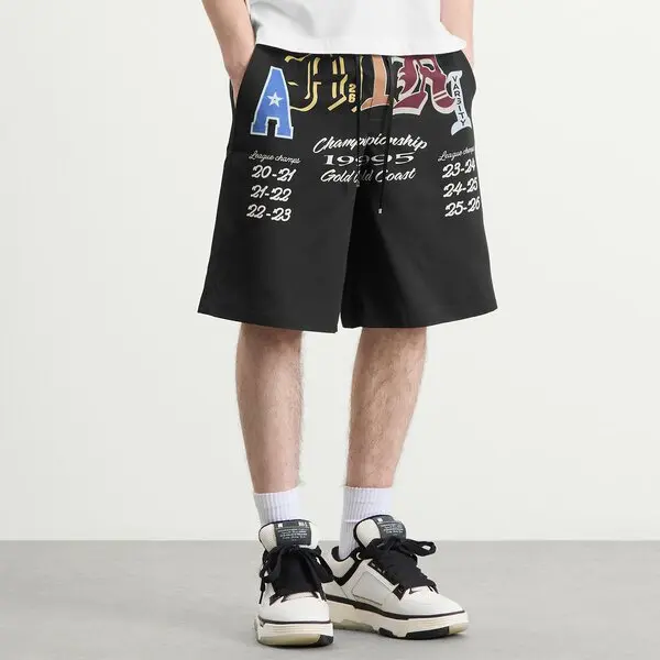 Amiri Varsity Patch Shorts