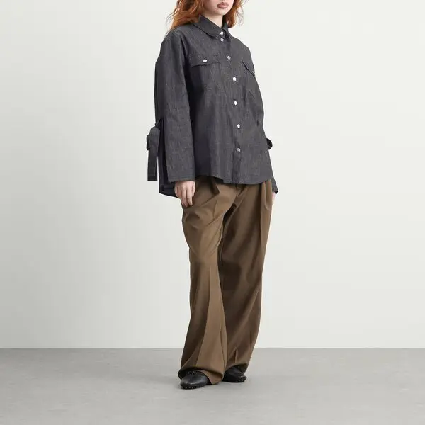 Cecilie Bahnsen Coral Denim Shirt