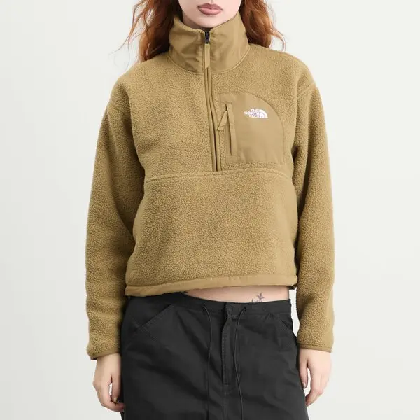 The North Face Yumiori Off Peak Half Zip Fleece Jacket - Cedar