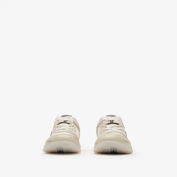Burberry Matrix Sport Sneakers - Ceramic White