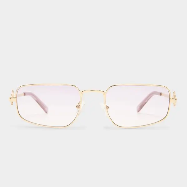 Le Specs Metagalactic Sunglasses - Bright Gold